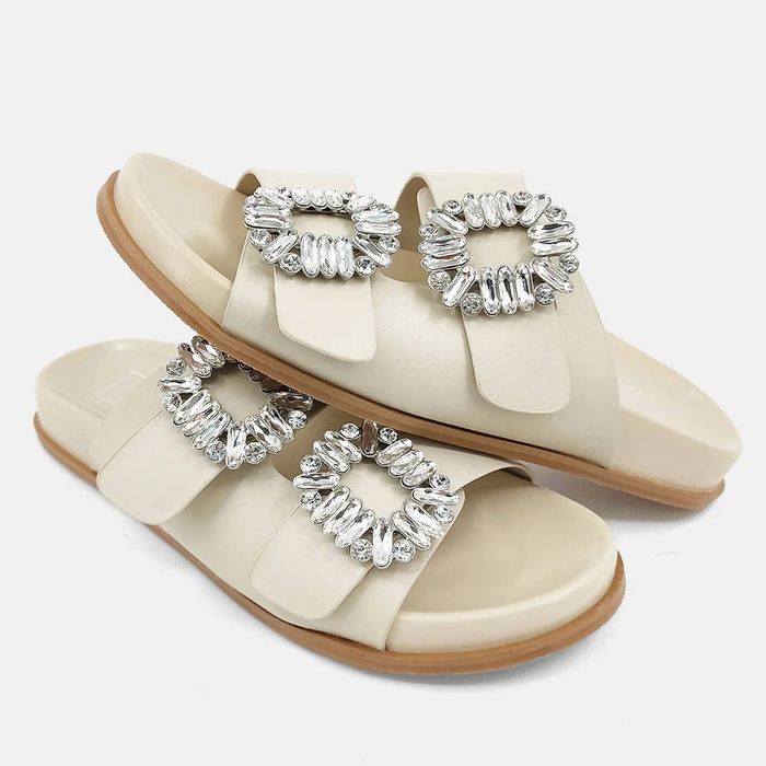 Designer SHU SHOP Bridget Sandals In Bone | Grailed