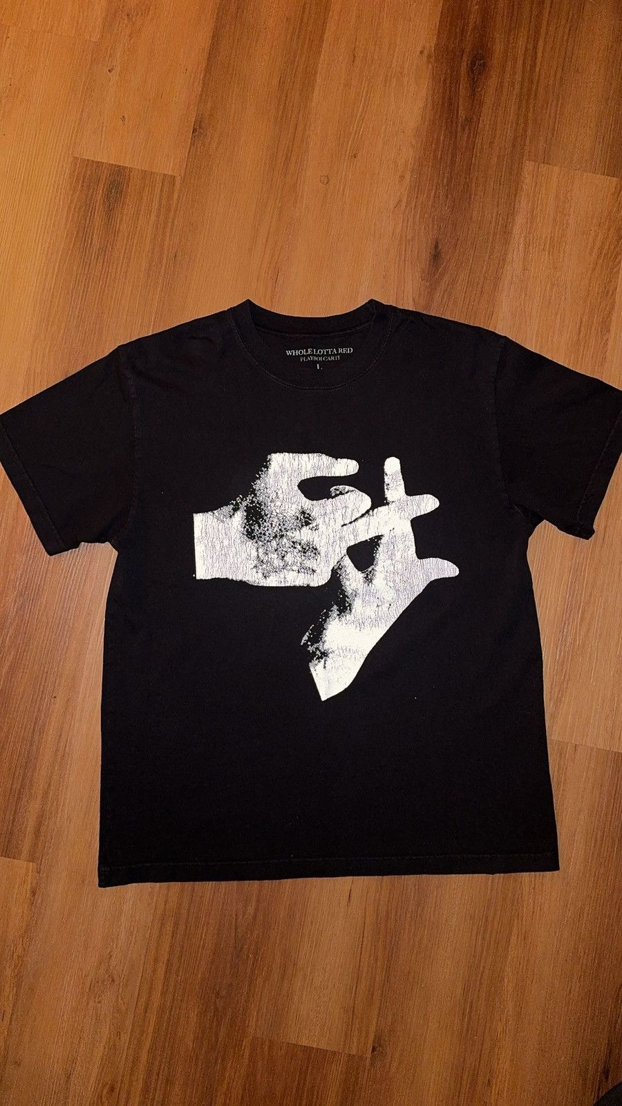 Band Tees × Playboi Carti × Streetwear WLR Merch ‘Hands/Bat’ Tee | Grailed
