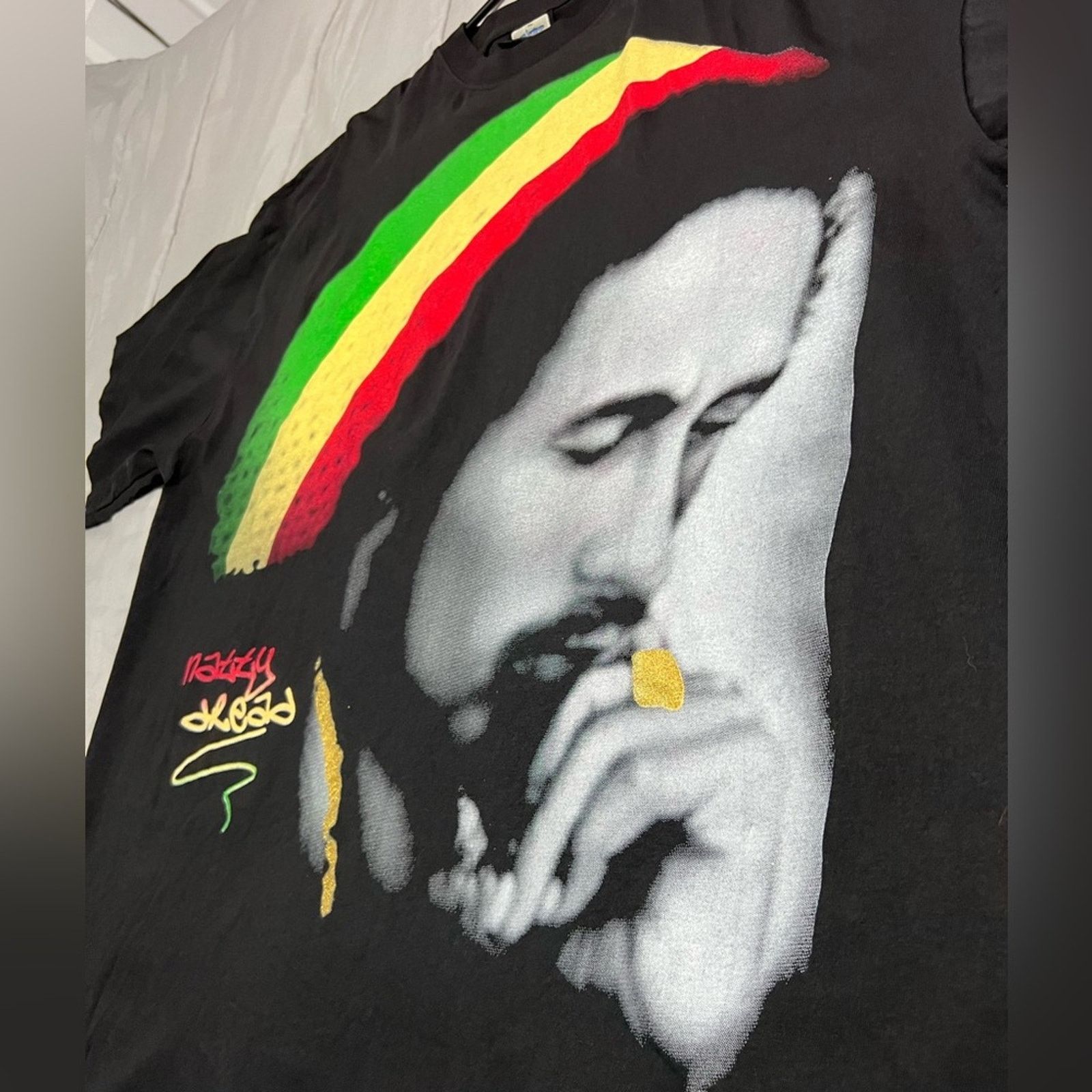Justee Vintage 90’s Bob Marley Natty Dread Album Shirt XXL CLEAN | Grailed