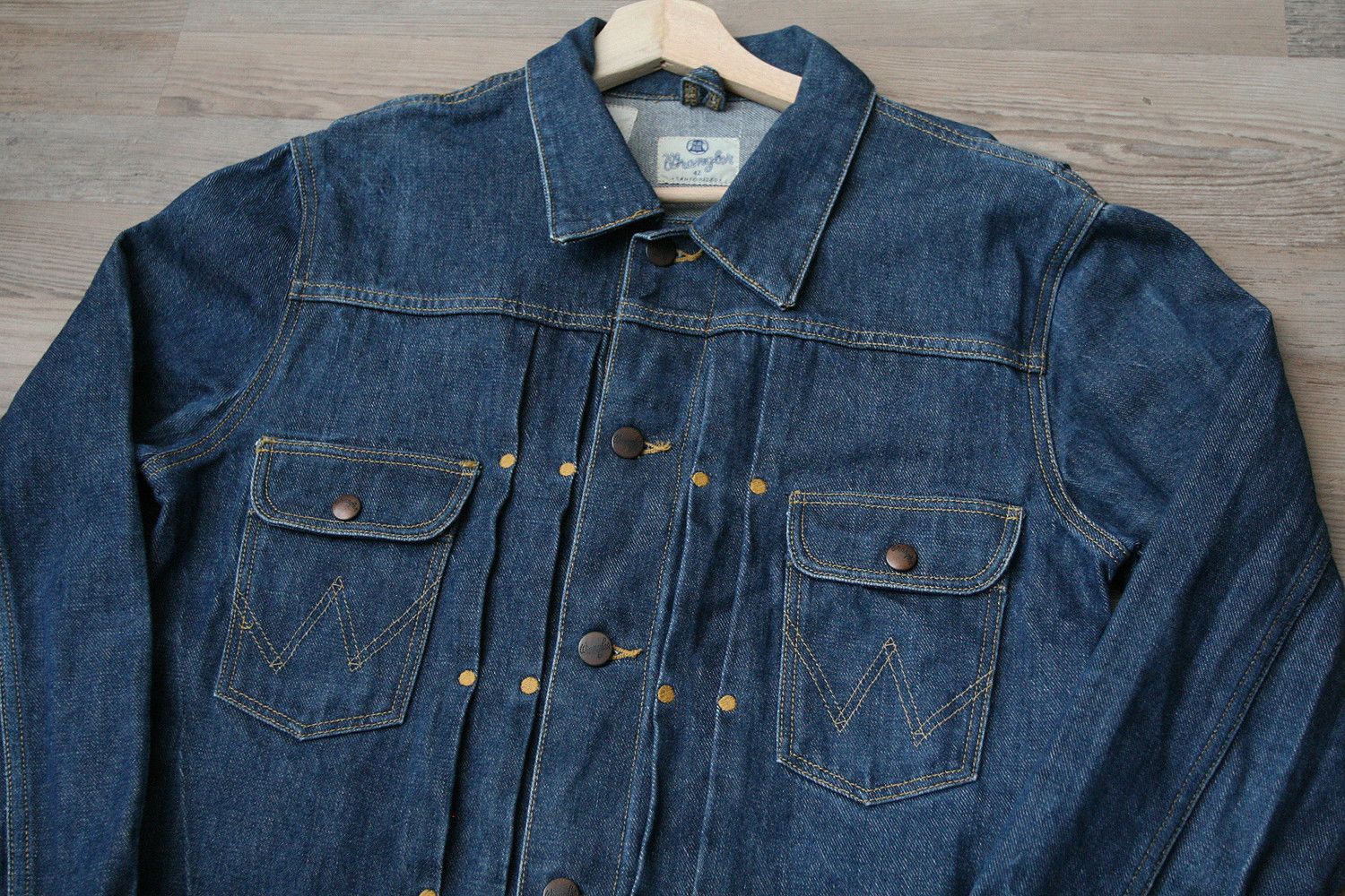 Vintage Wrangler Blue Bell 1956 11MJ Sanfor Selvedge Denim Jacket | Grailed