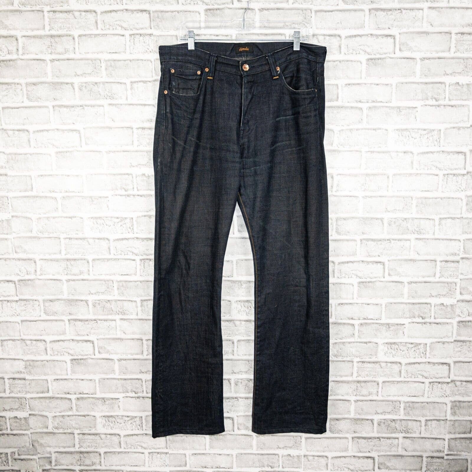 Chimala Chimala Made in Japan Straight leg Denim Jeans indigo dark ...
