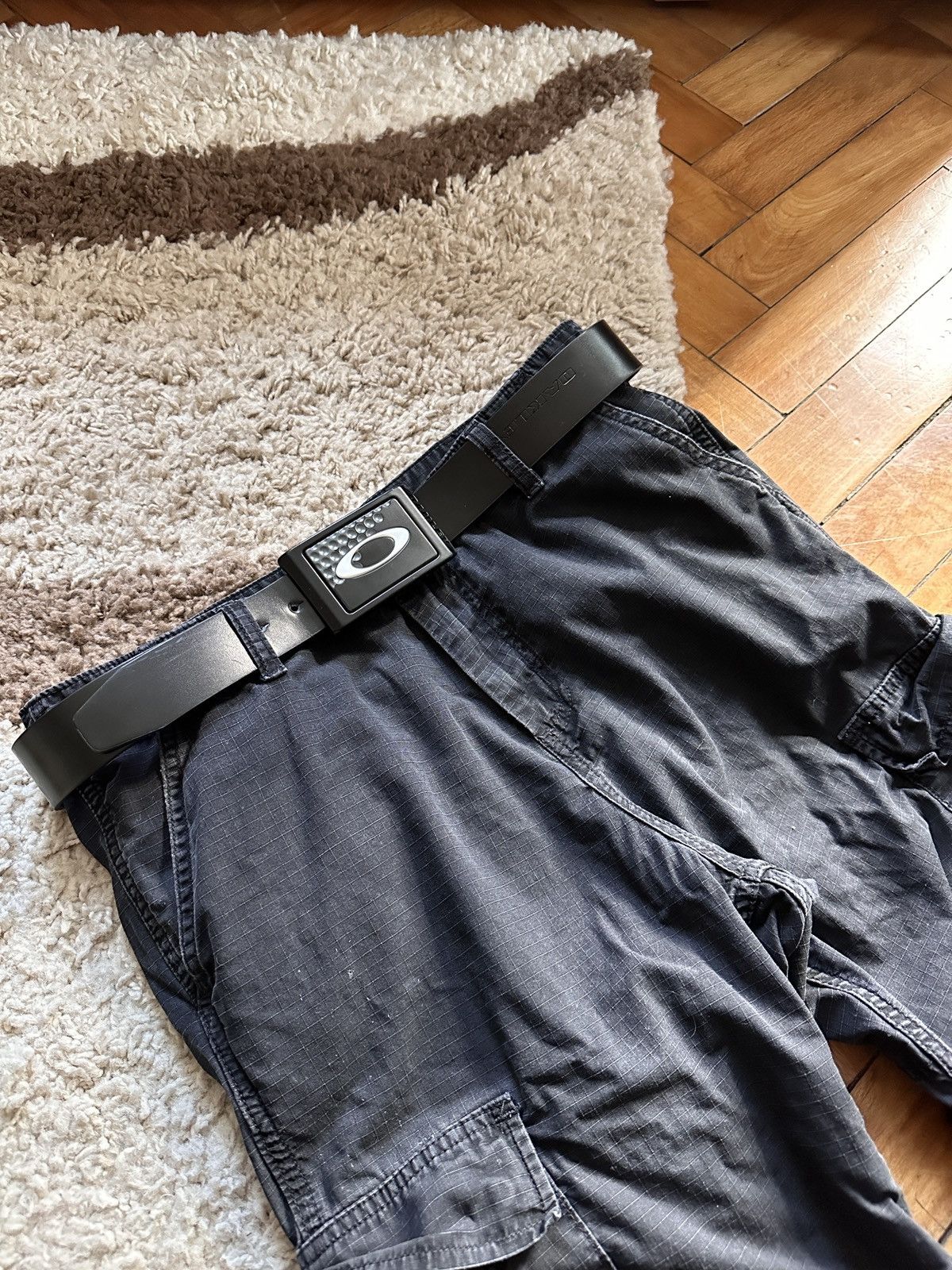 Vintage Oakley Vintage Belt Metal Big Logo | Grailed