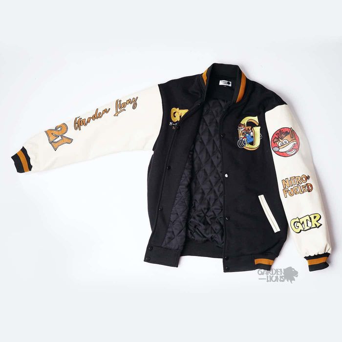 Cartoon Network varsity jacket cartoon gtr racing nitro | Grailed