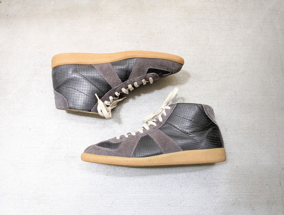 Maison Margiela Maison Margiela GAT Replica 11 44 Black Leather High ...