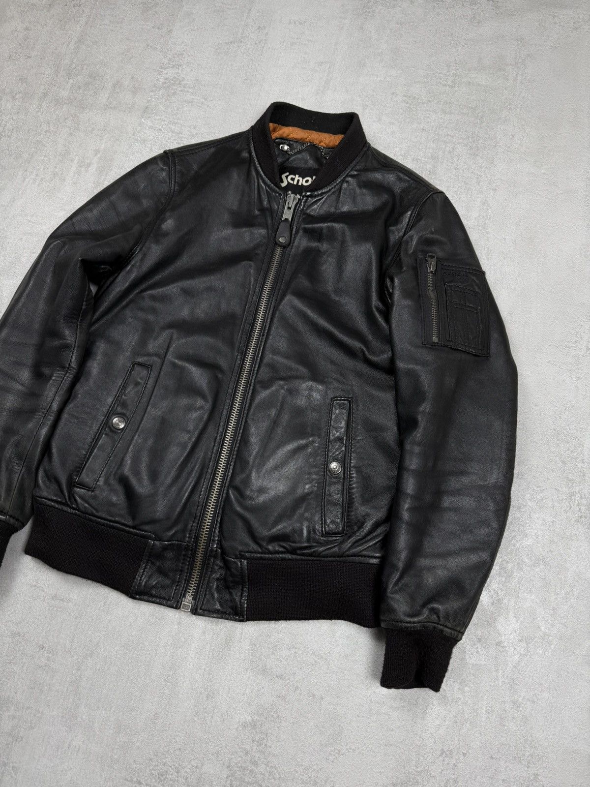 Schott Schott leather jacket vintage 90s 80s y2k 1990s | Grailed