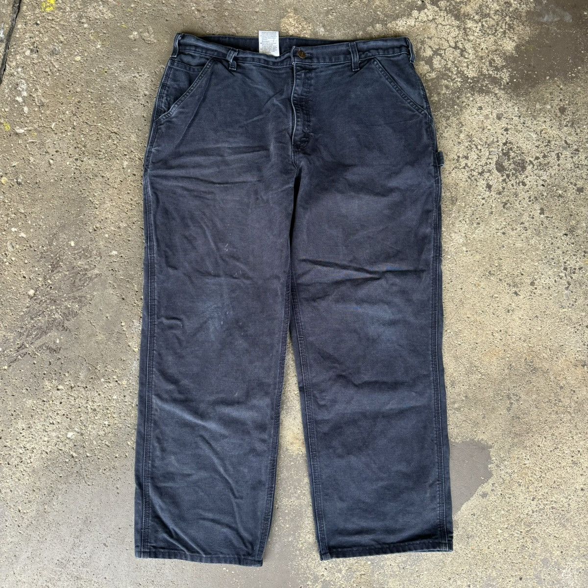 Vintage BAGGY VINTAGE 90s CARHARTT CARPENTER STYLE CANVAS PANTS | Grailed