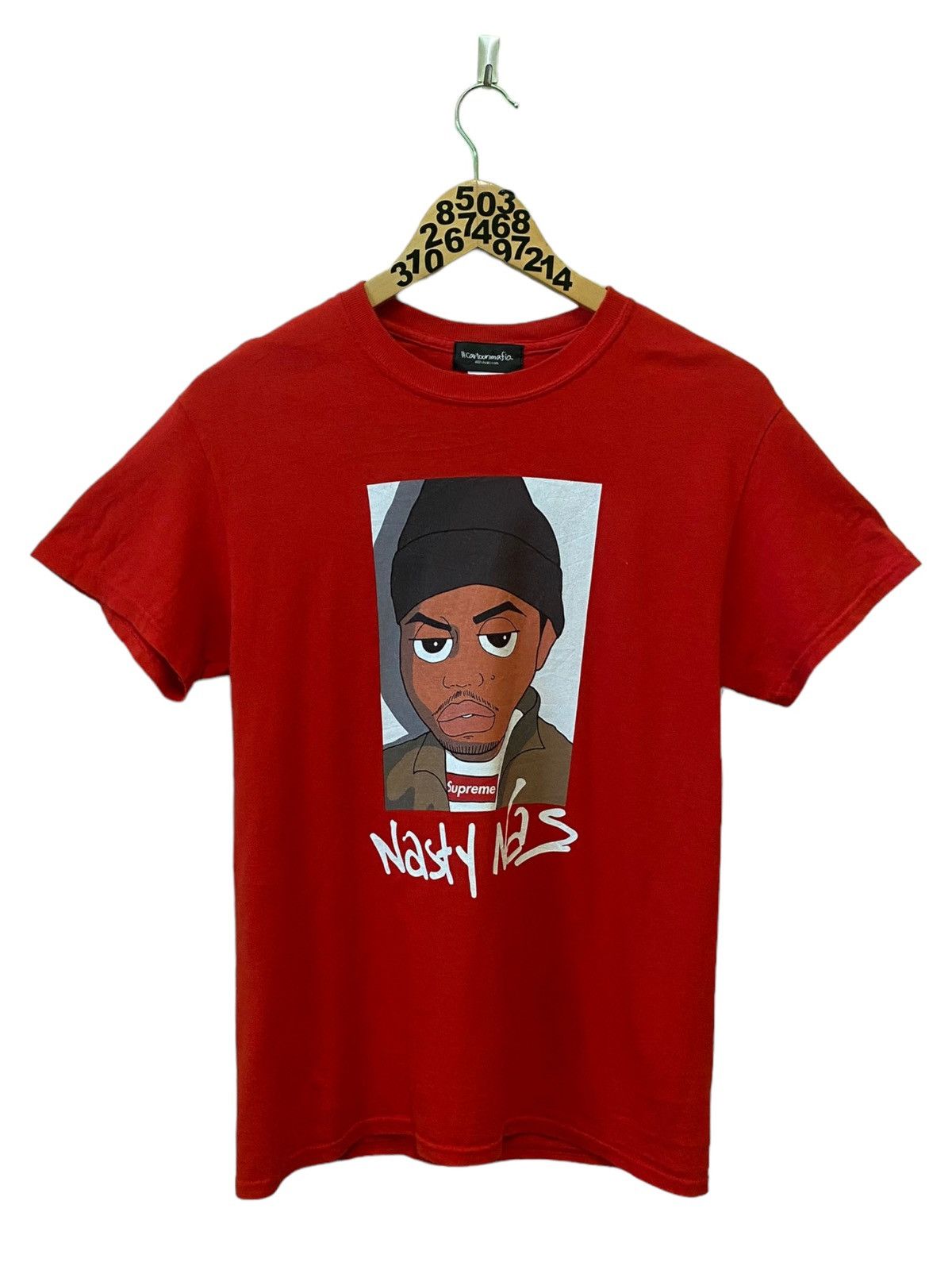 Vintage 💥 Rare Nasty Nas Photo Cartoon Mafia Tshirt | Grailed