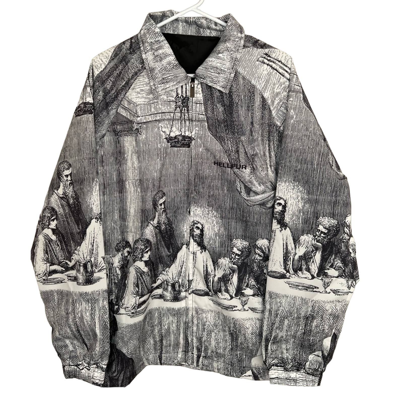 Streetwear ‘The Last Supper’ Men’s Light Jacket BRAND NEW AOP JESUS ...