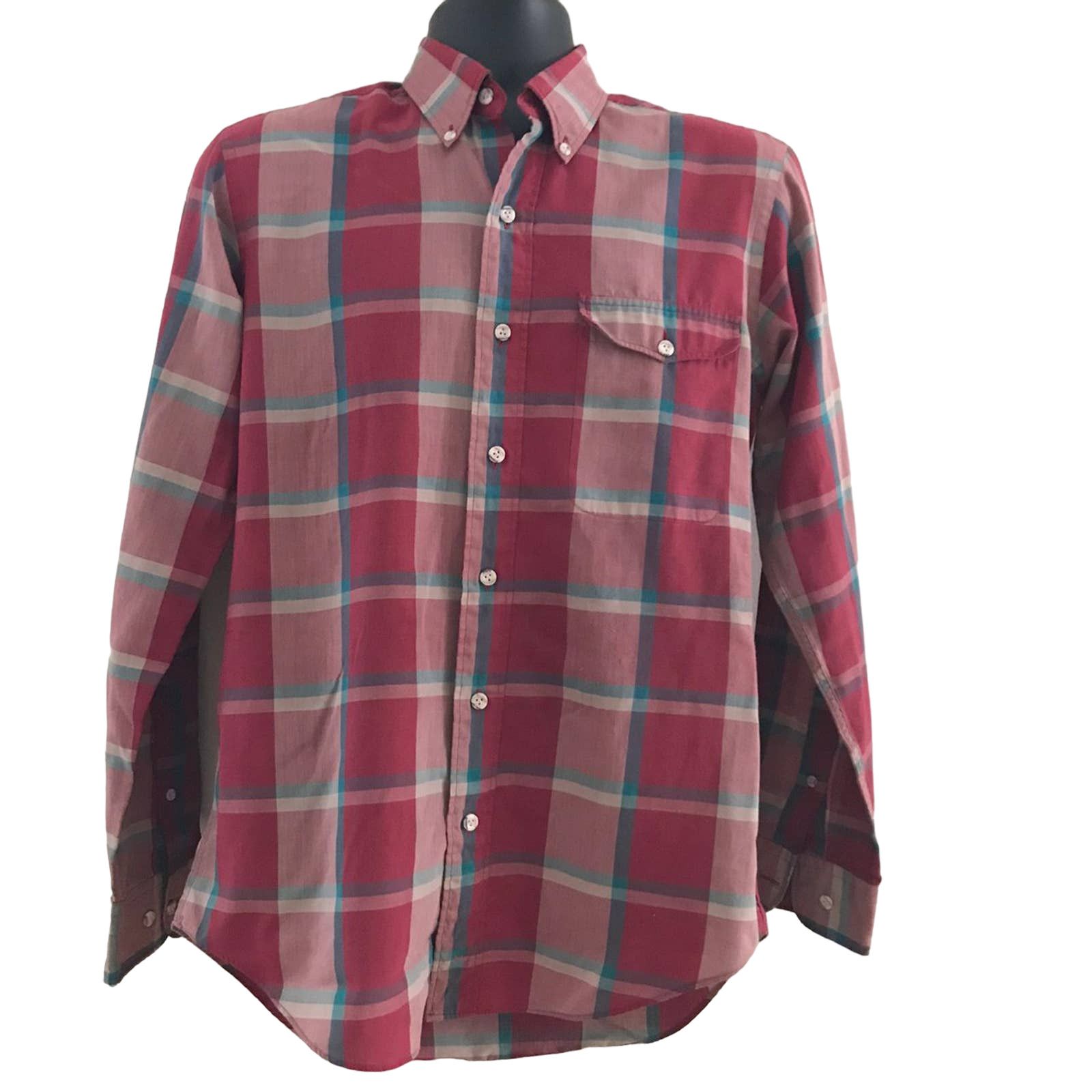 Vintage Vintage Hathaway men’s plaid shirt size medium | Grailed