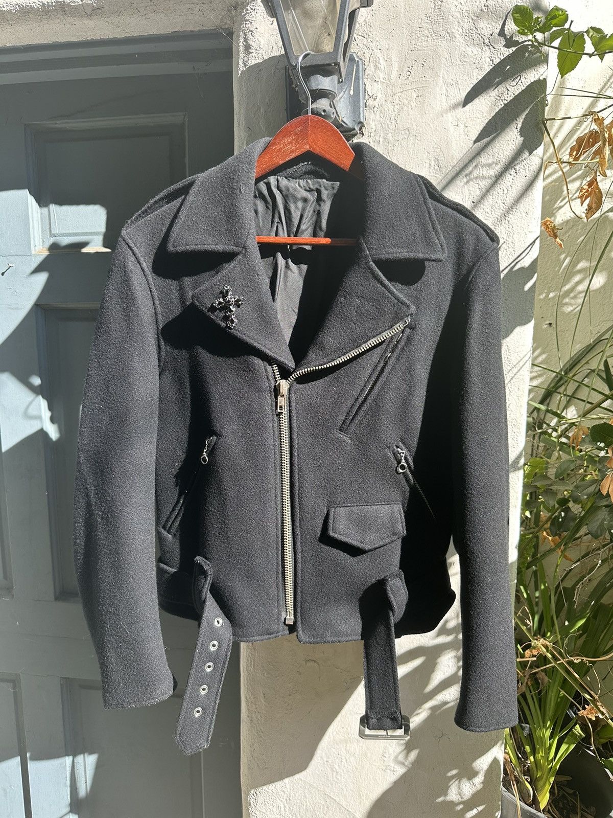Yohji Yamamoto Yohji Yamamoto wool biker jacket | Grailed