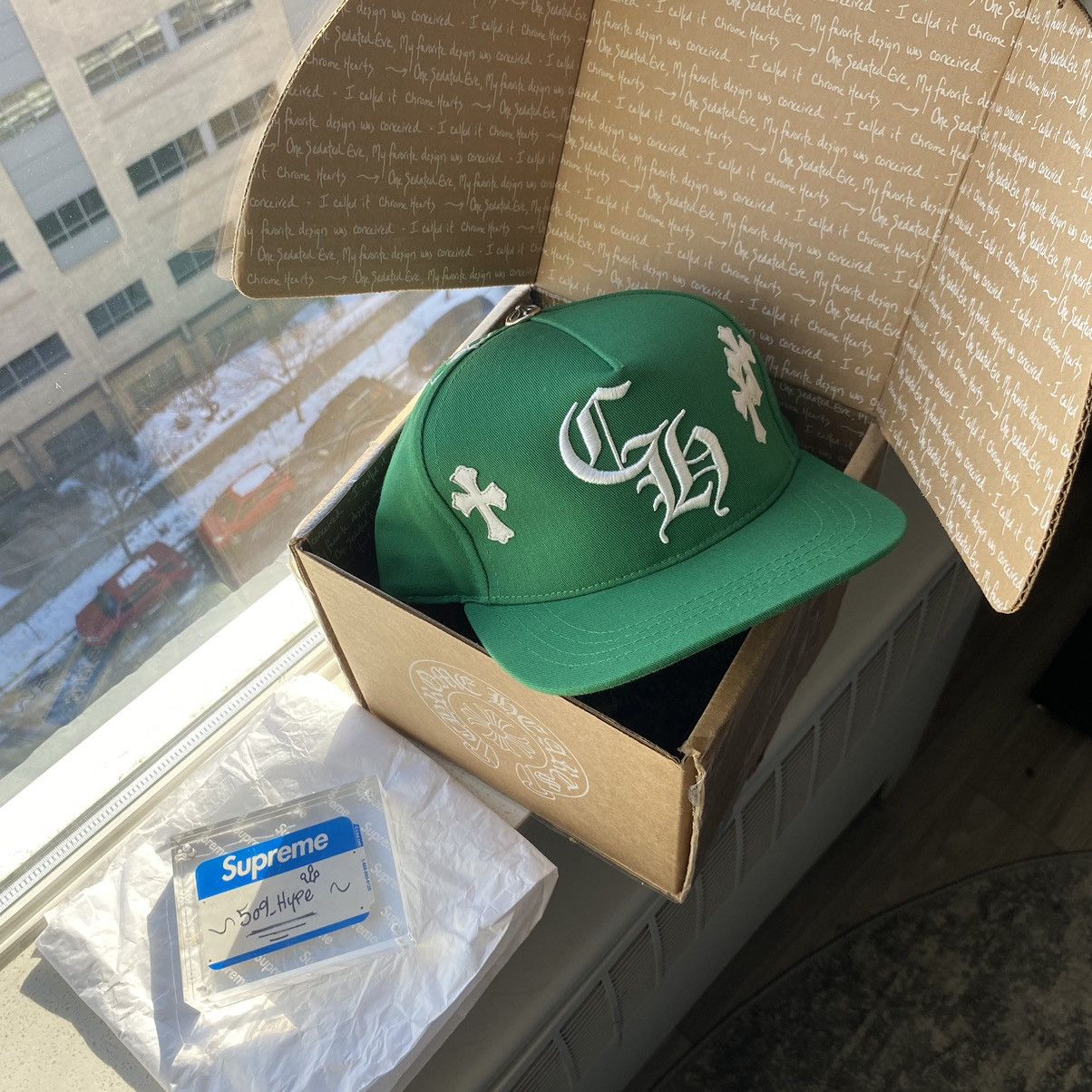 Chrome Hearts Chrome Hearts Green Patch Hat RARE | Grailed