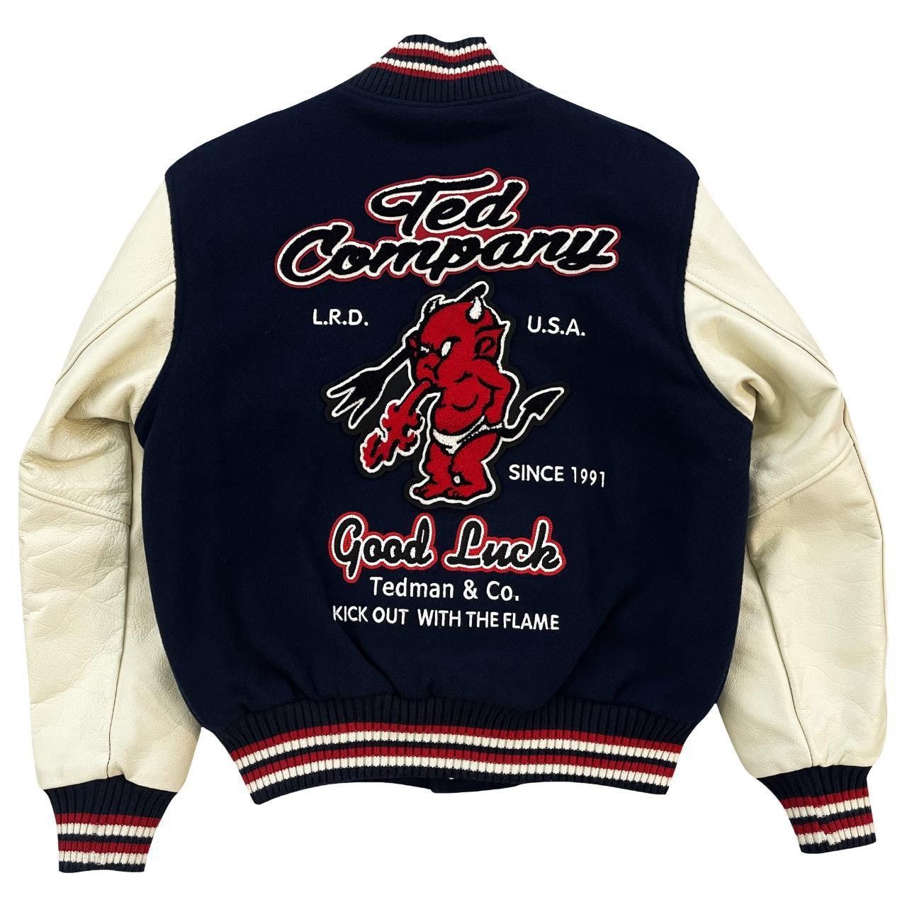 Tedman × Vintage Tedman’s 'Lucky Devil' Varsity Jacket | Grailed