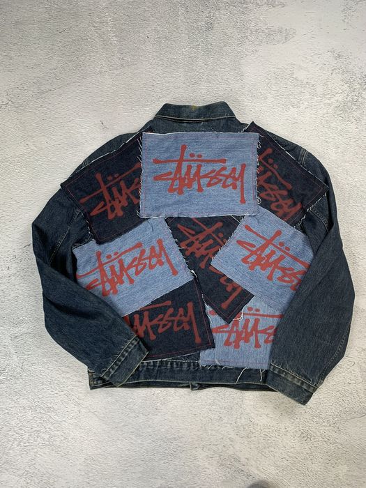 Japanese Brand Levi’s handmade patch Stussy vintage Denim Jacket Custom ...