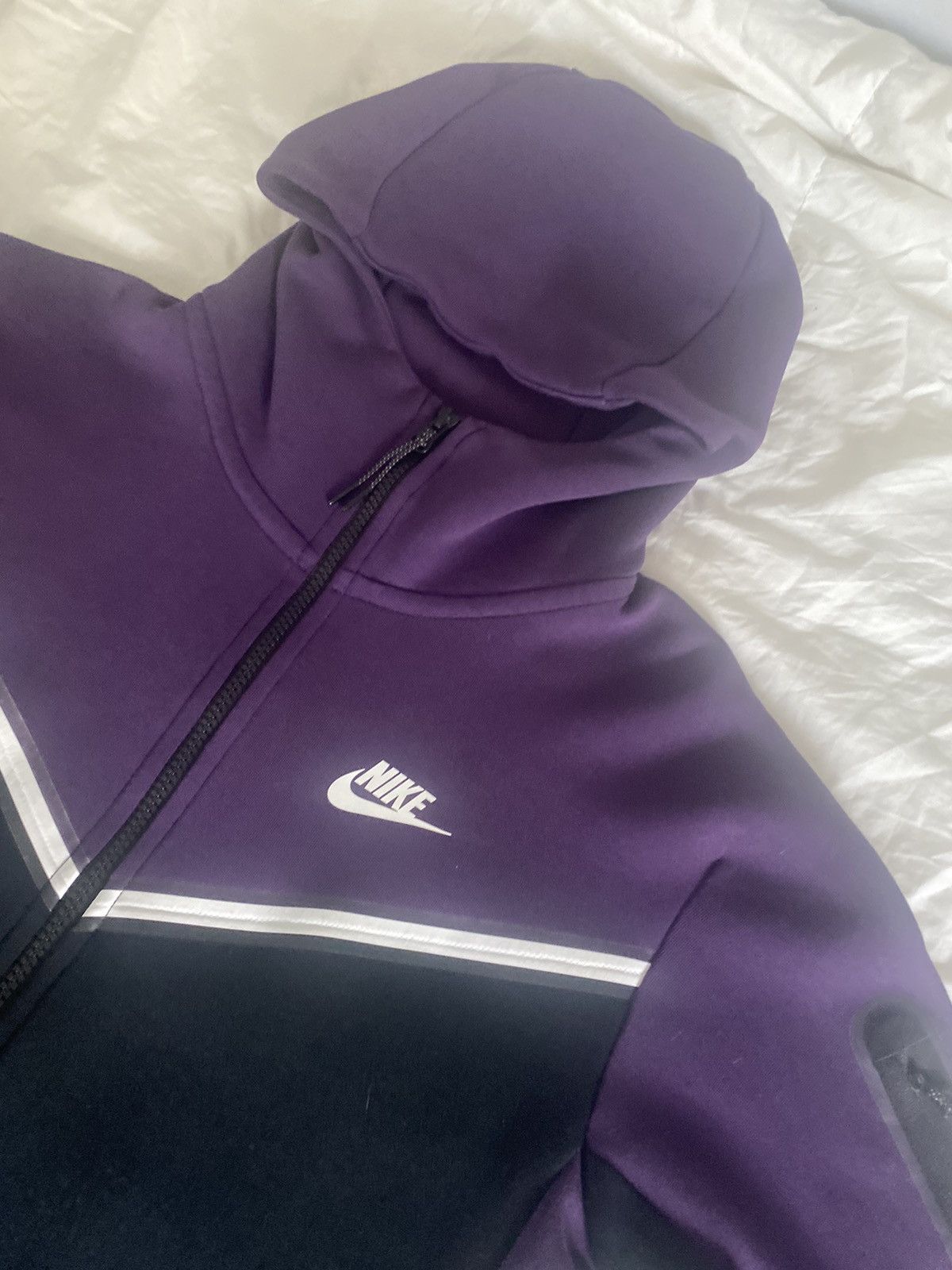 Nike *RARE* Nike Tech fleece purple/black | Grailed