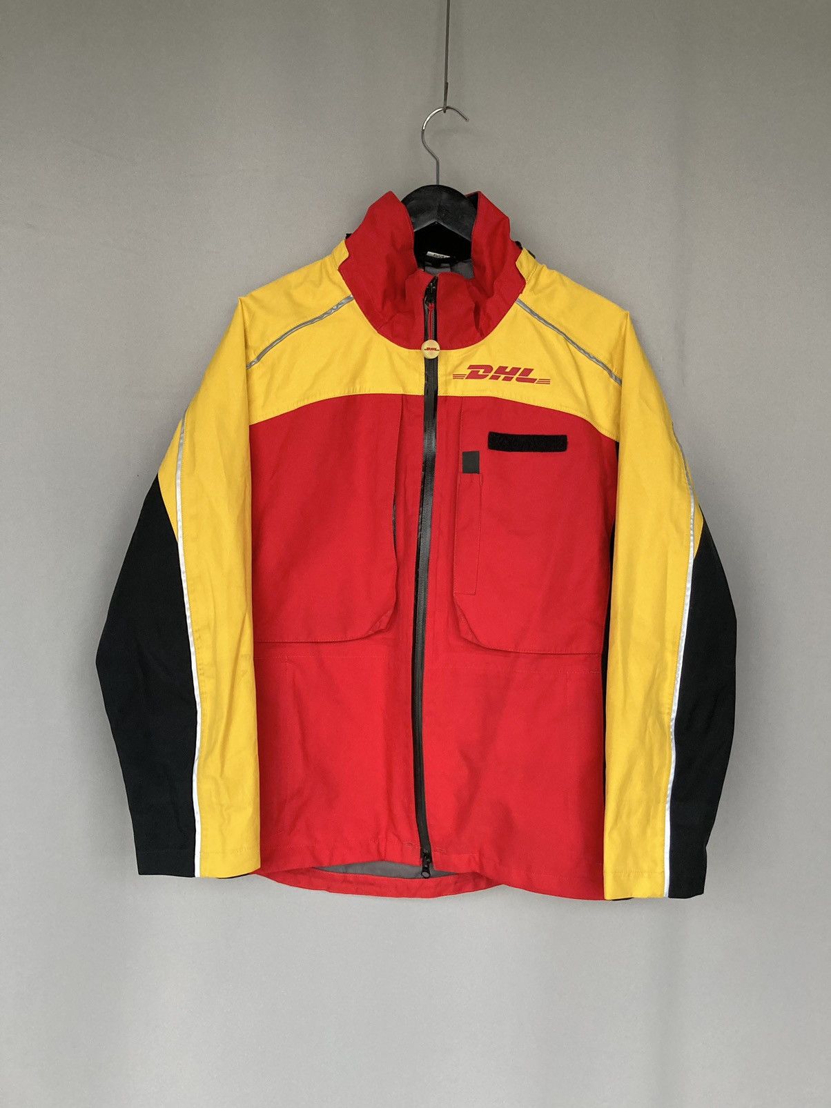 Dhl × Goretex × Streetwear DHL Gore Tex Employee Light Jacket | Grailed