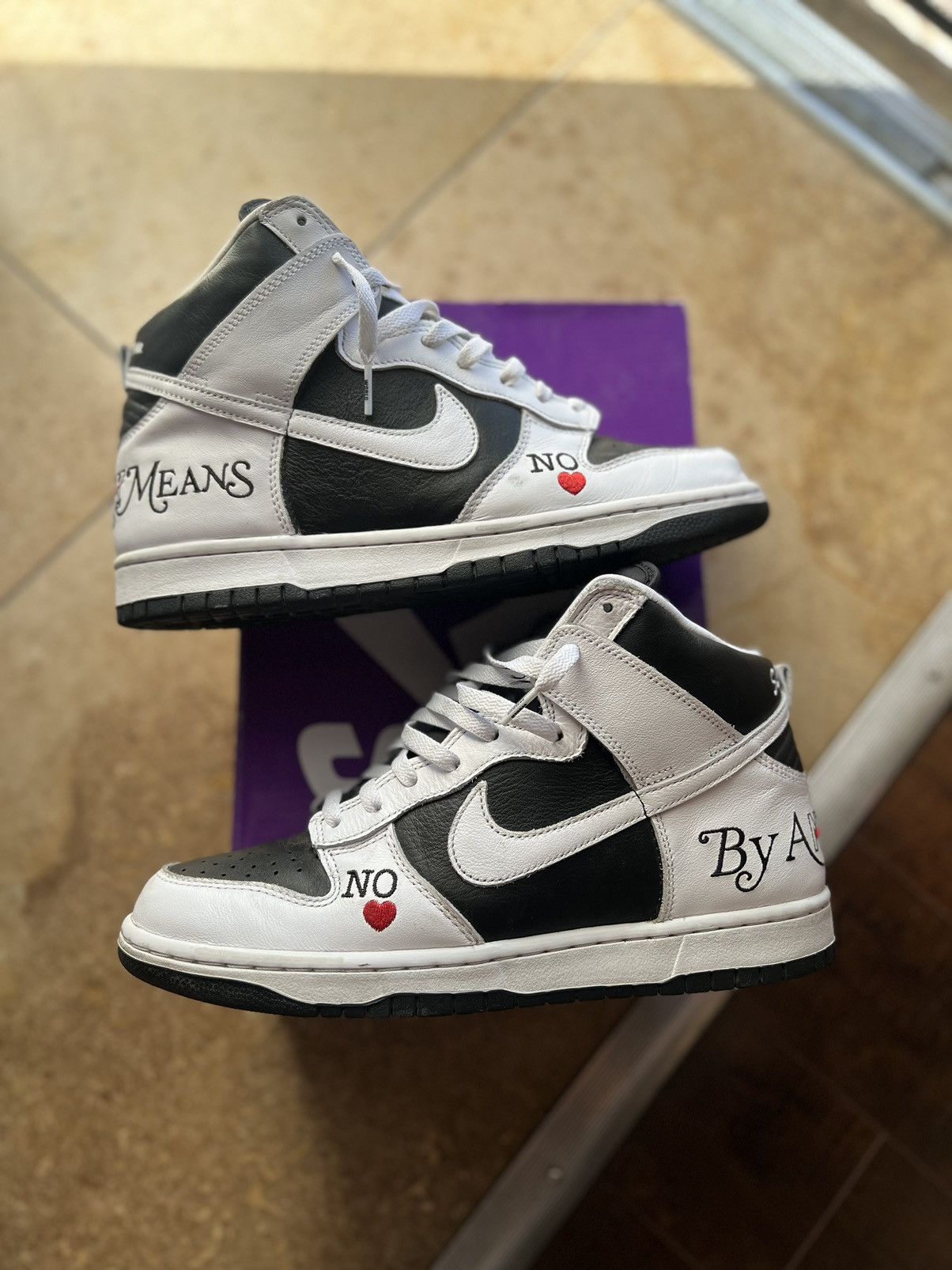Nike × Supreme BY ANY MEANS DUNKS | Grailed