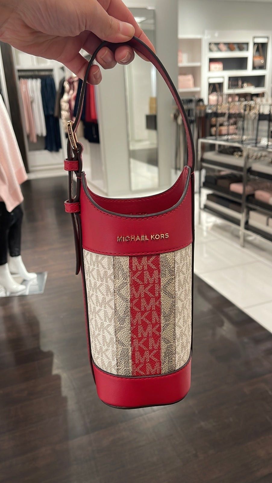 Michael Kors Michael Kors Wine Bottle Holder With Stripe Chili Multi | Grailed