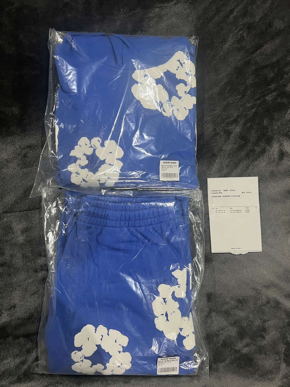 DENIM TEARS Blue denim tears sweatsuit | Grailed