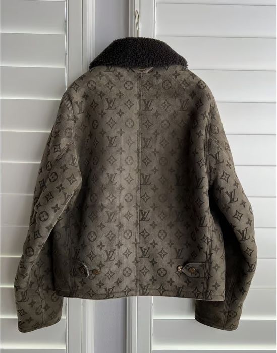 Louis Vuitton Louis Vuitton LVSE Monogram Shearling Blouson Jacket ...
