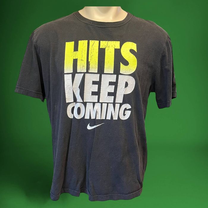 Nike Vintage Nike Hits Keep Coming Football Short Sleeve Shirt | Grailed