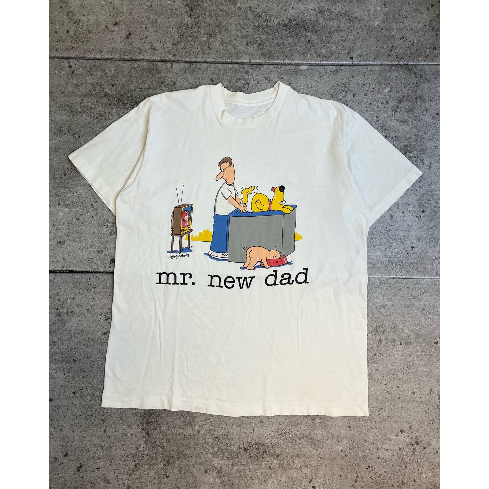 Vintage "Mr. New Dad" Tee (XL) - 1990s | Grailed