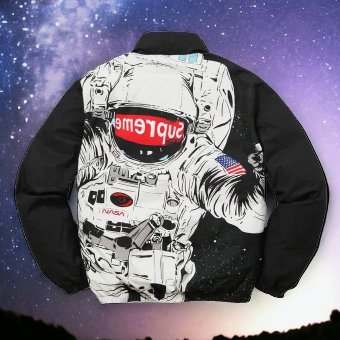Supreme SUPREME Astronaut NASA Black Puffer Down Jacket FW16 | Grailed