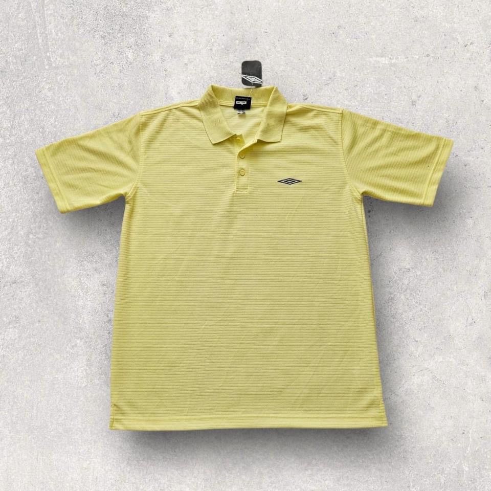 Streetwear × Umbro Yellow Umbro Polo | Grailed