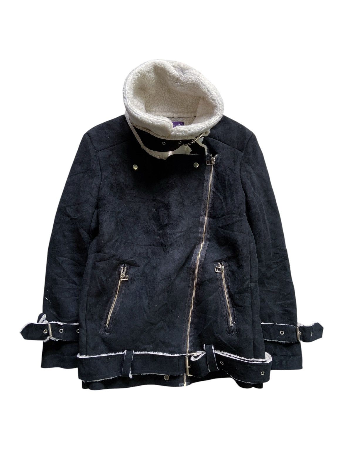Japanese Brand OLIVER CLOSET BONDAGE SHERPA JACKET | Grailed