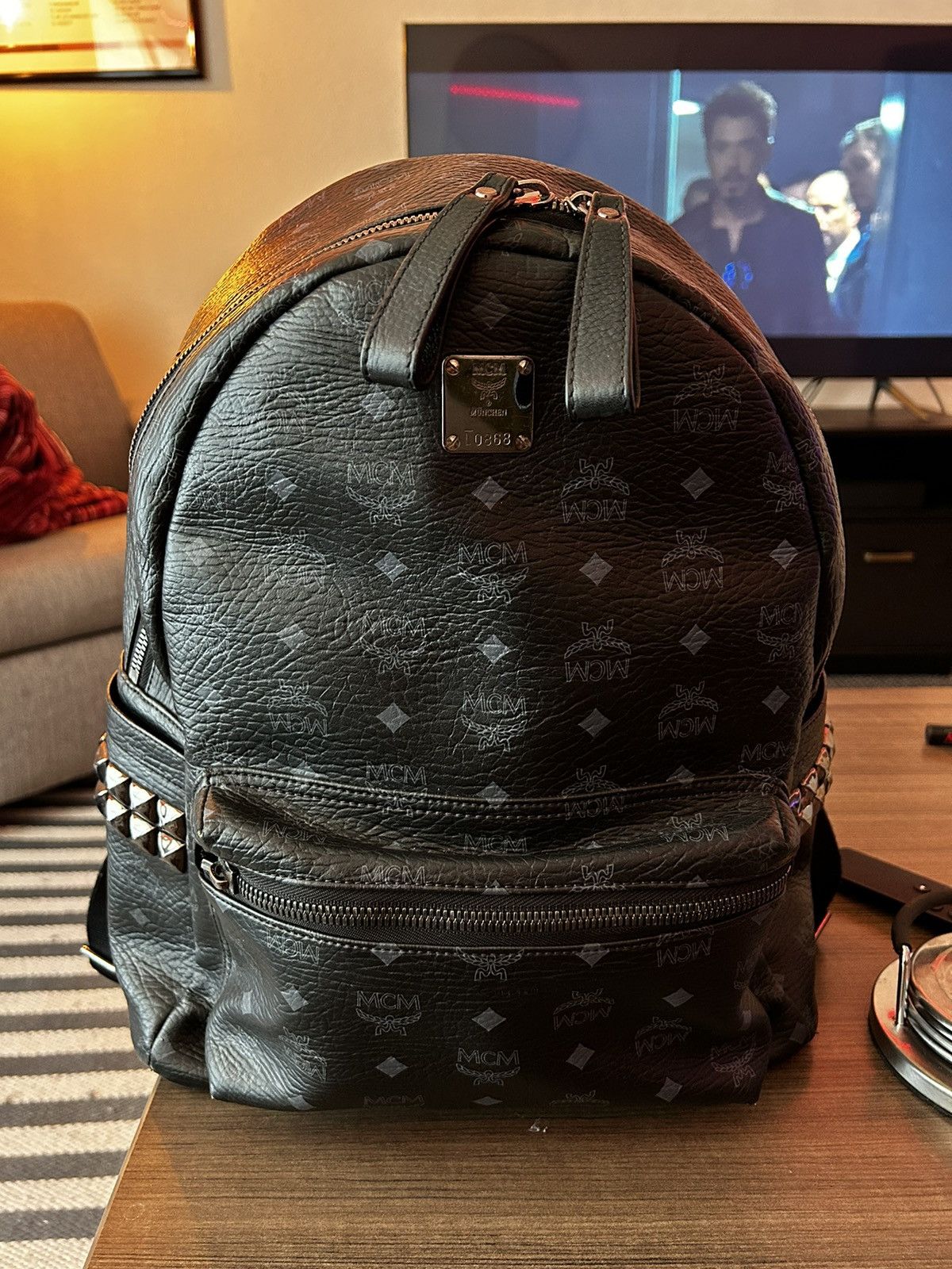 MCM MCM BACKPACK (Stark Side Studs Backpack in Visetos) | Grailed