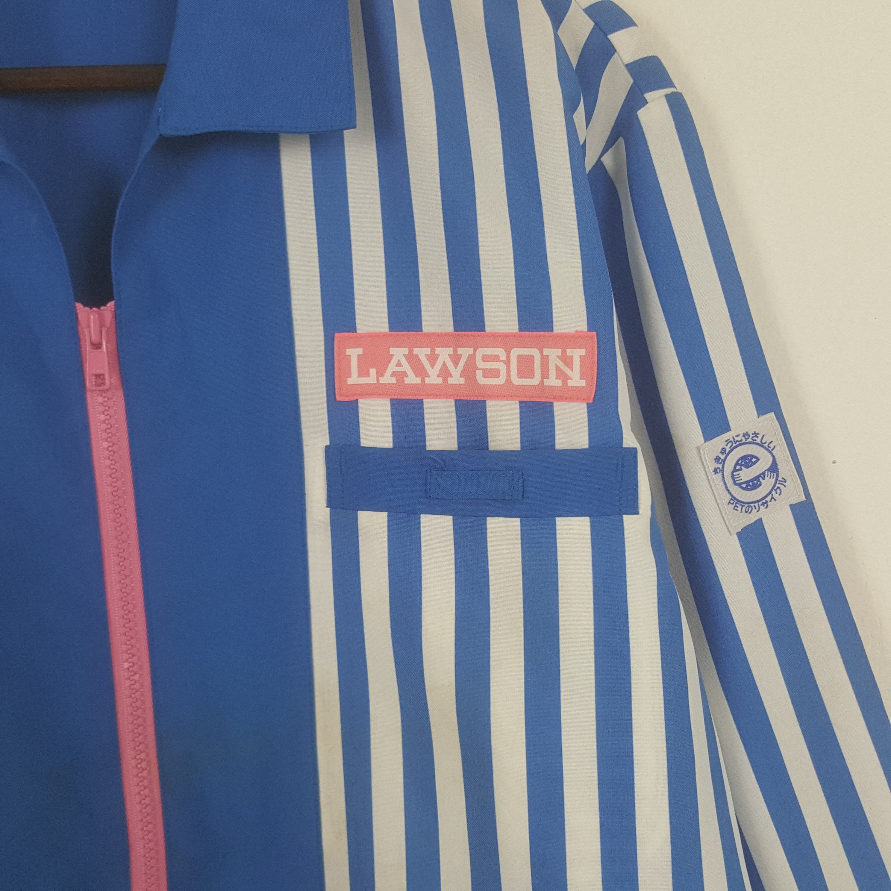 Vintage Vintage Lawson Worker Uniform Striped Jacket | Grailed