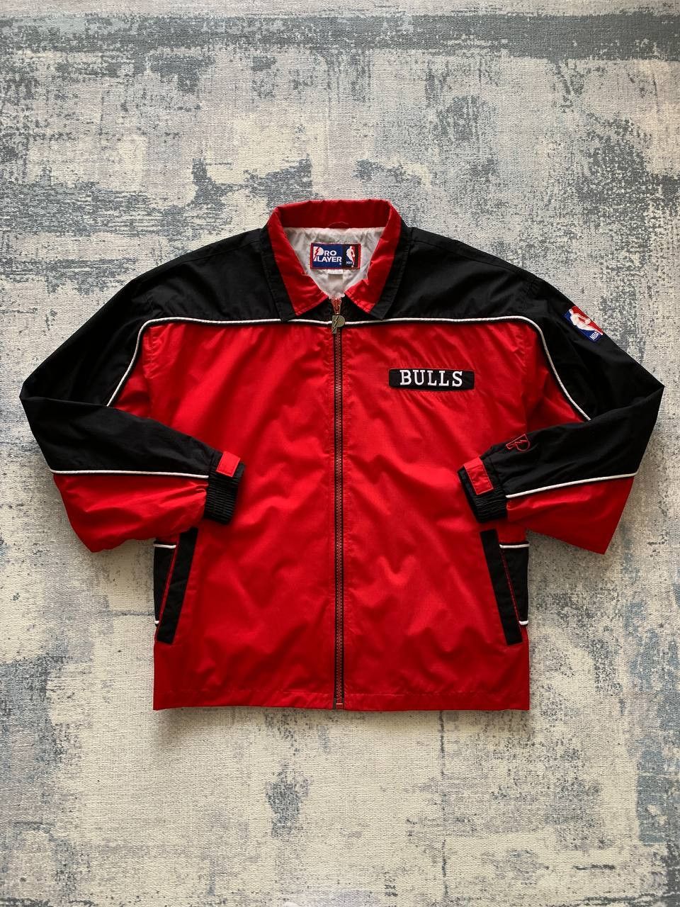 Vintage Rare Vintage Chicago Bulls Pro Player Basketball Jacket Y2K ...