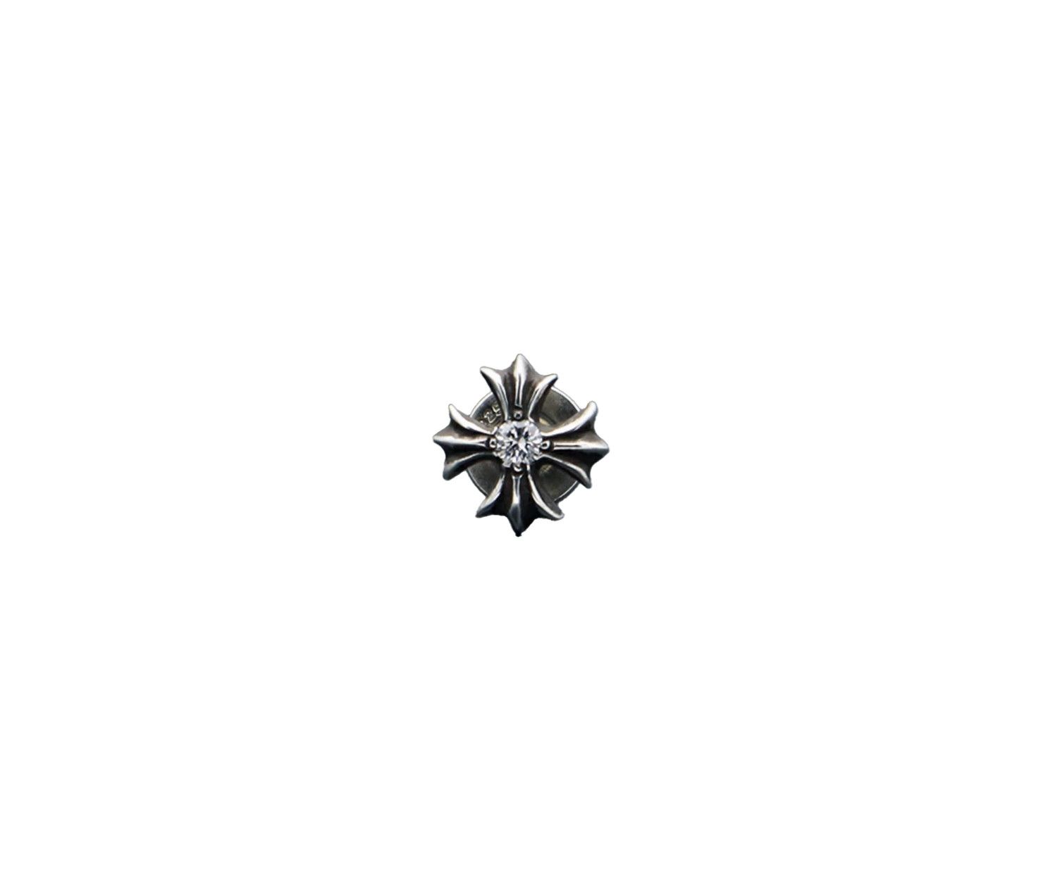 Chrome Hearts CHROME HEARTS DIAMOND CH CROSS EARRING | Grailed
