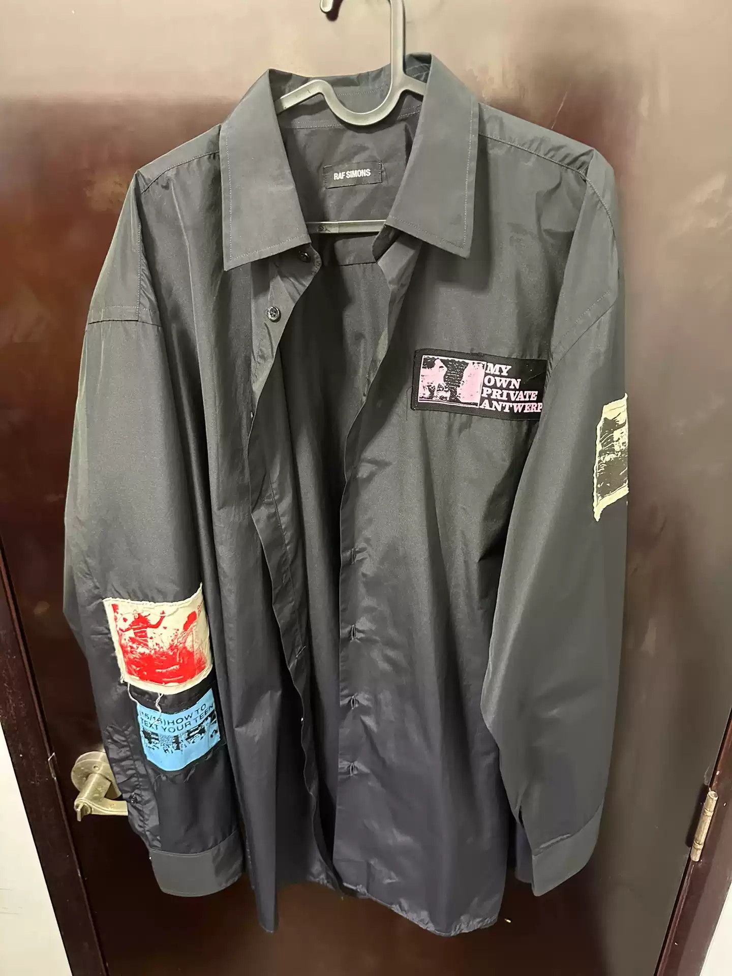 Raf Simons Raf Simons Multi-Patch Letter Shirt | Grailed