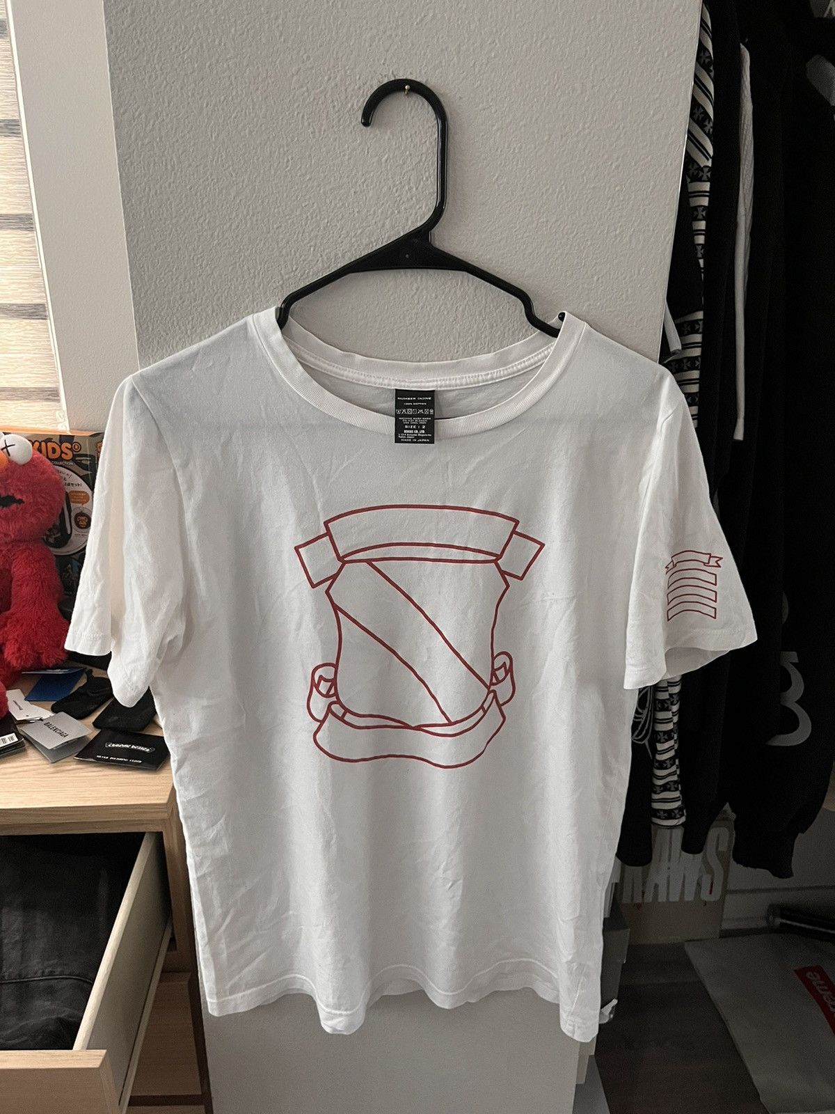 Number (N)ine Number Nine Shield Emblem T-Shirt | Grailed
