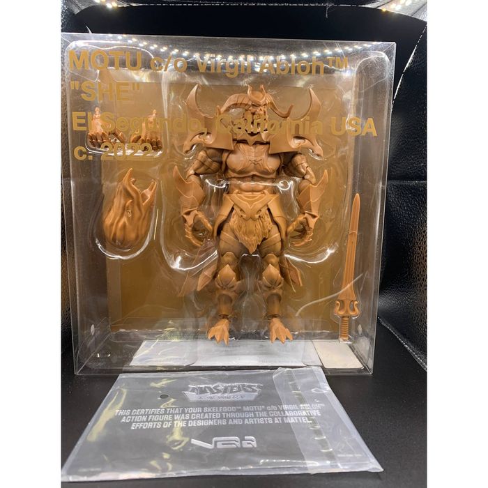 Off-White Virgil Abloh x Skele-God SHE Collector Figure MOTU Off white ...