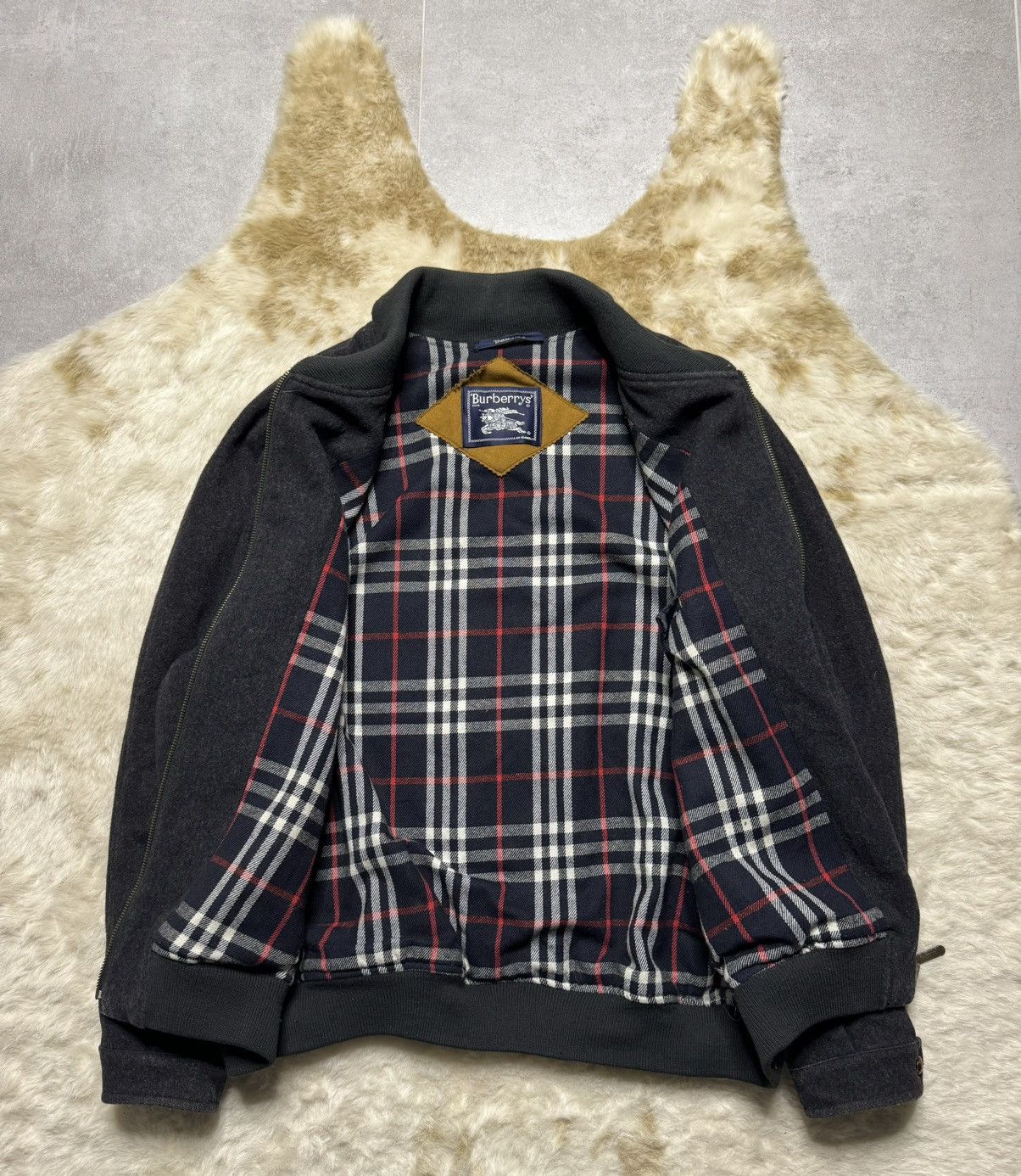 Burberry × Varsity Jacket × Vintage "Burberry Vintage Wool Cashmere ...