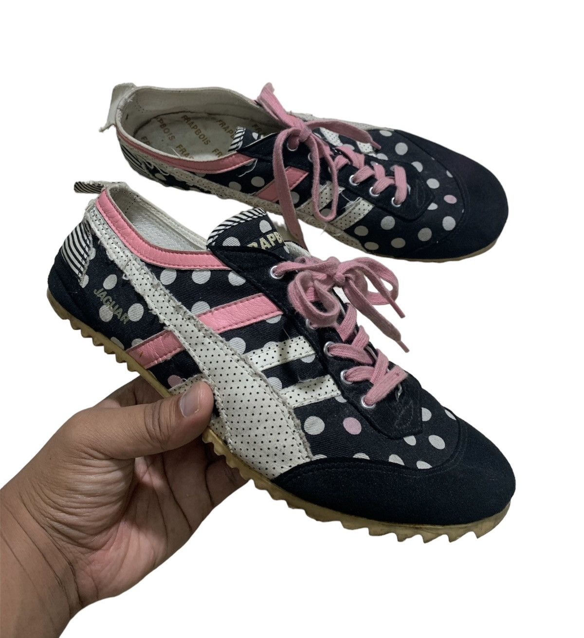 Frapbois × Issey Miyake × Moonstar Frapbois by issey miyake x moonstar jaguar vintage trainers ...