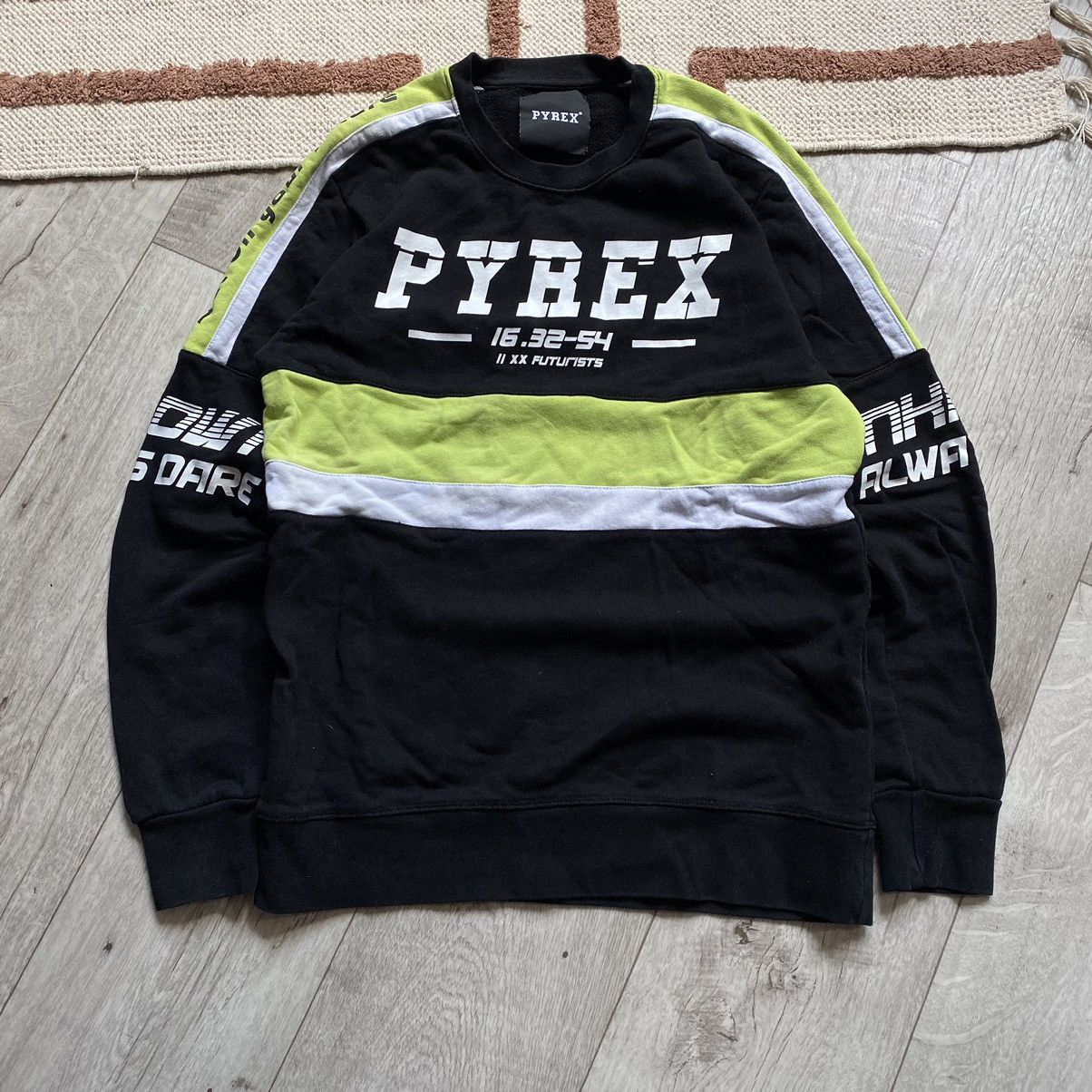 Pyrex Vision PYREX BY VIRGIL ABLOH RACING STYLE SWEATSHIRT | Grailed