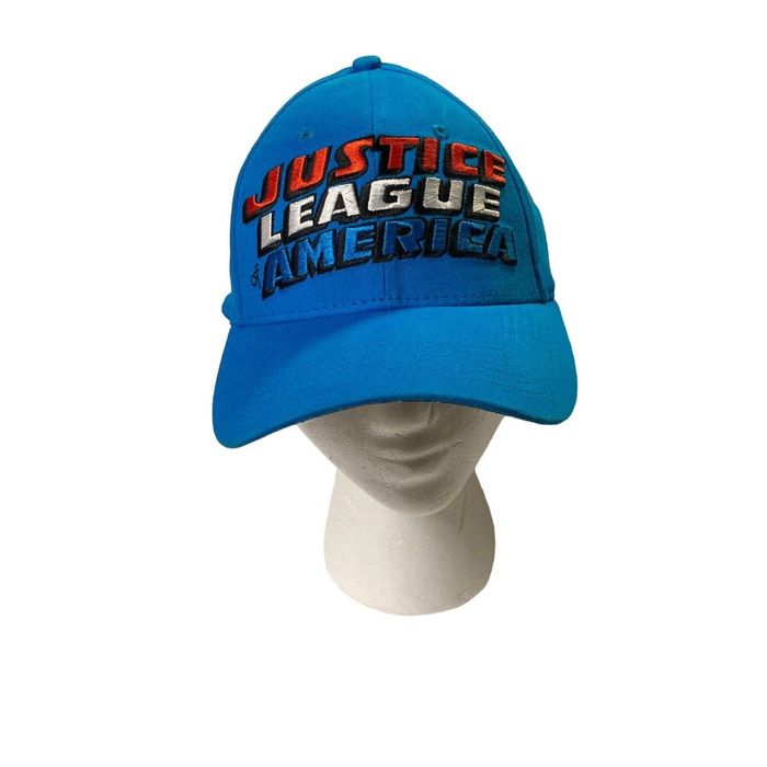Dc Comics Dc Comics Justice League Of America Embroidered Fitted Hat ...