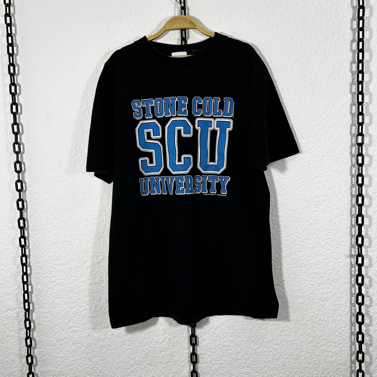 Vintage × WWF 1998 SCU Stone Cold University | Grailed