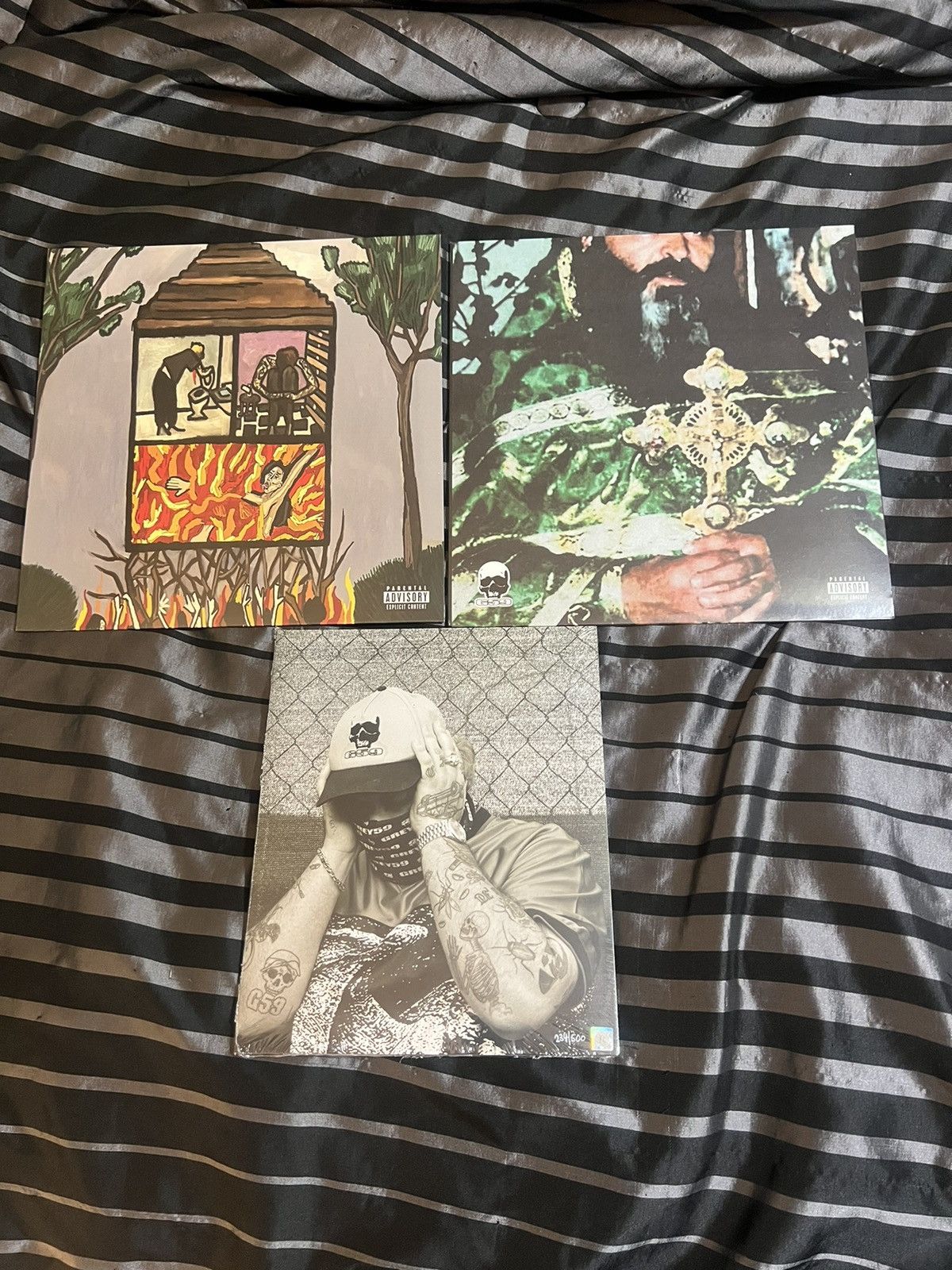 G59 Records × Pouya & $uicideboy$ Merch Suicideboys x Revolver magazine vinyl bundle 500 made ...