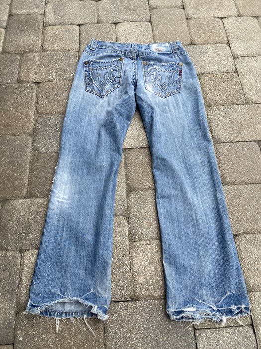 Mek Denim Crazy Rare True Y2K Mek Jeans | Grailed
