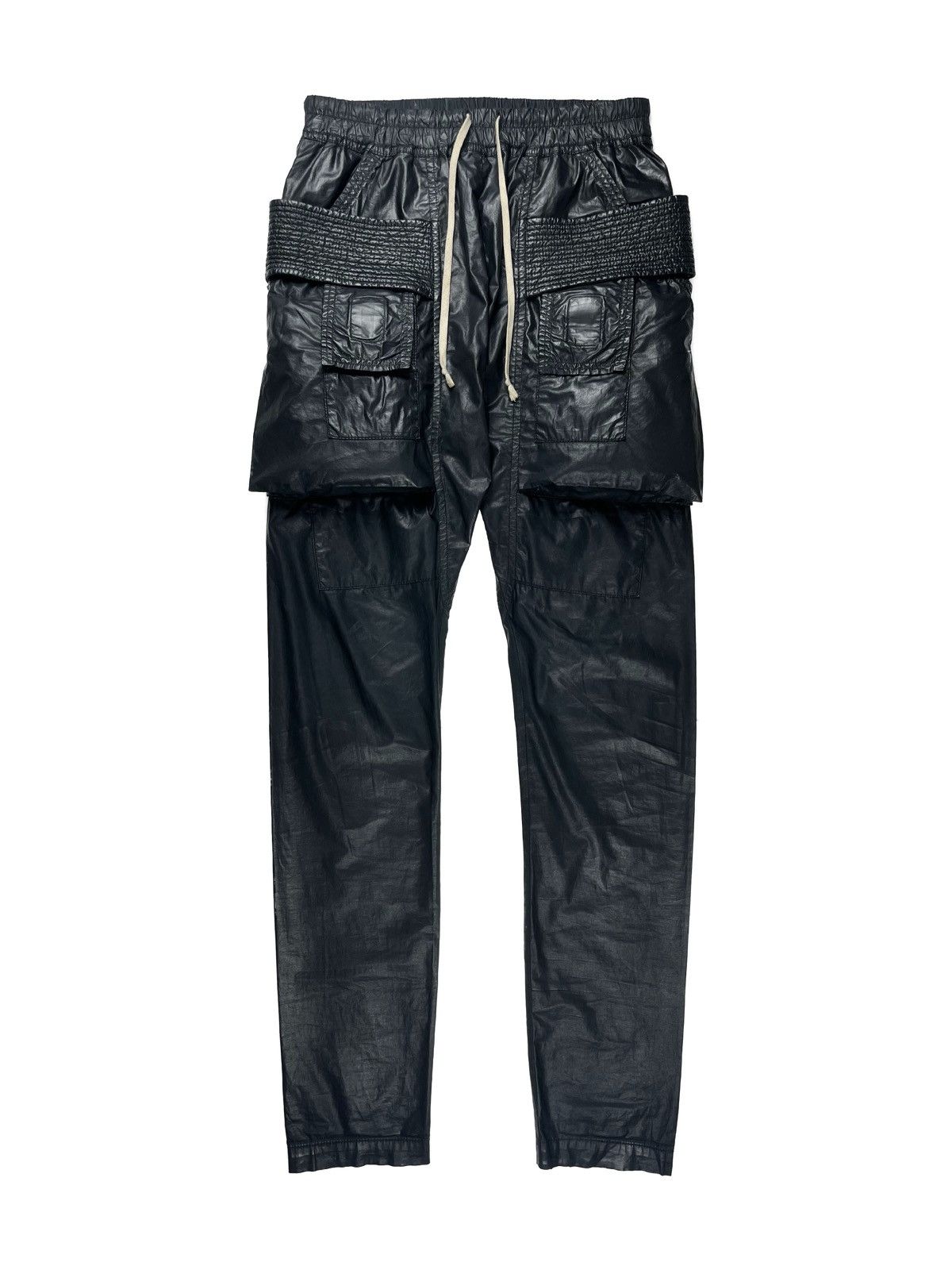 Rick Owens SS13 Rick Owens Island Waxed Creatch Cargo Pants | Grailed
