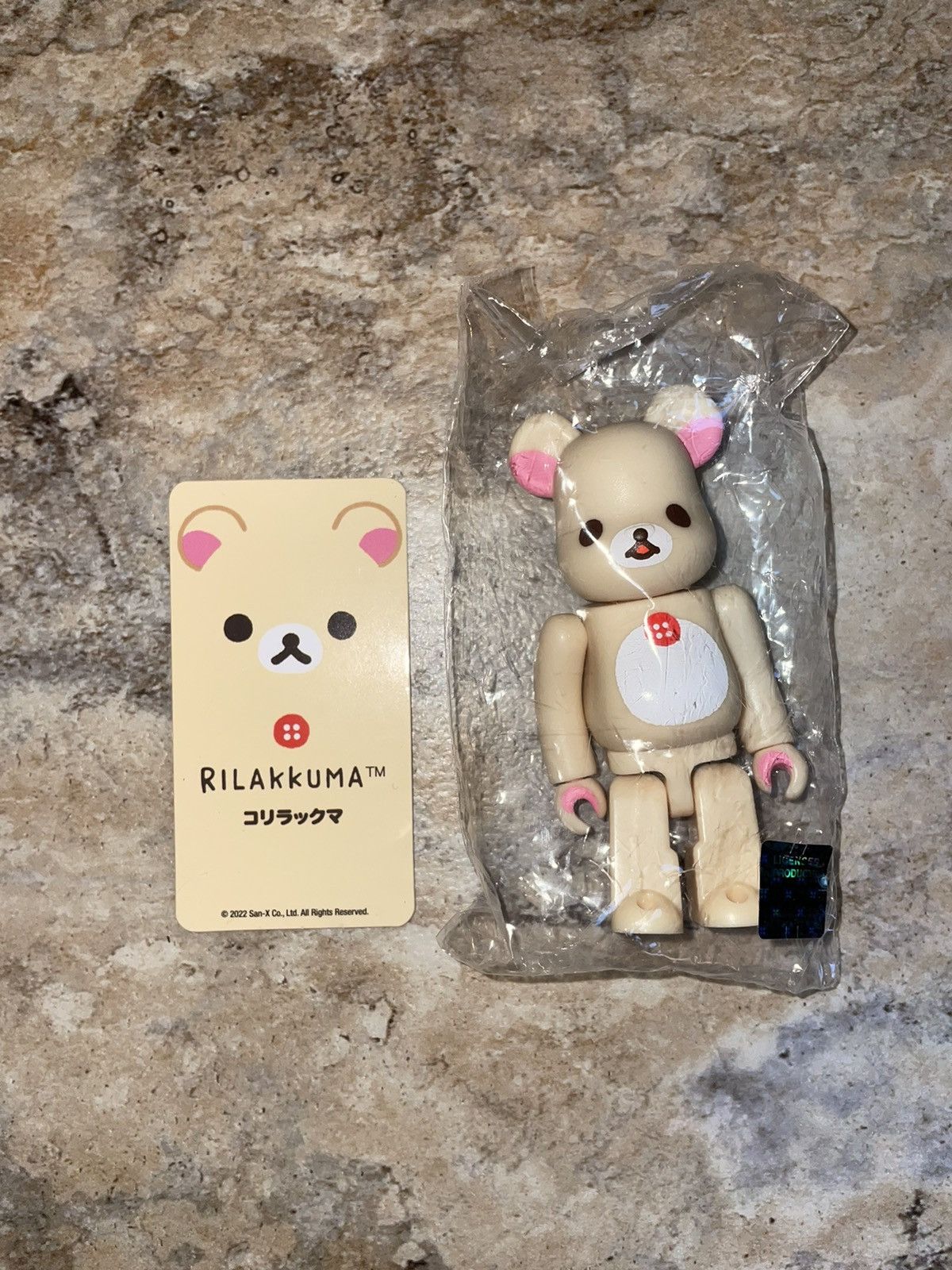 Medicom Bearbrick Bearbrick Series 45 Cute Rilakkuma Tan Pink 100% ...
