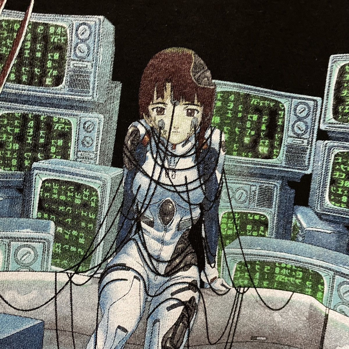 Movie Rare Serial Experiment Lain Video Girl Anime Manga T shirt | Grailed