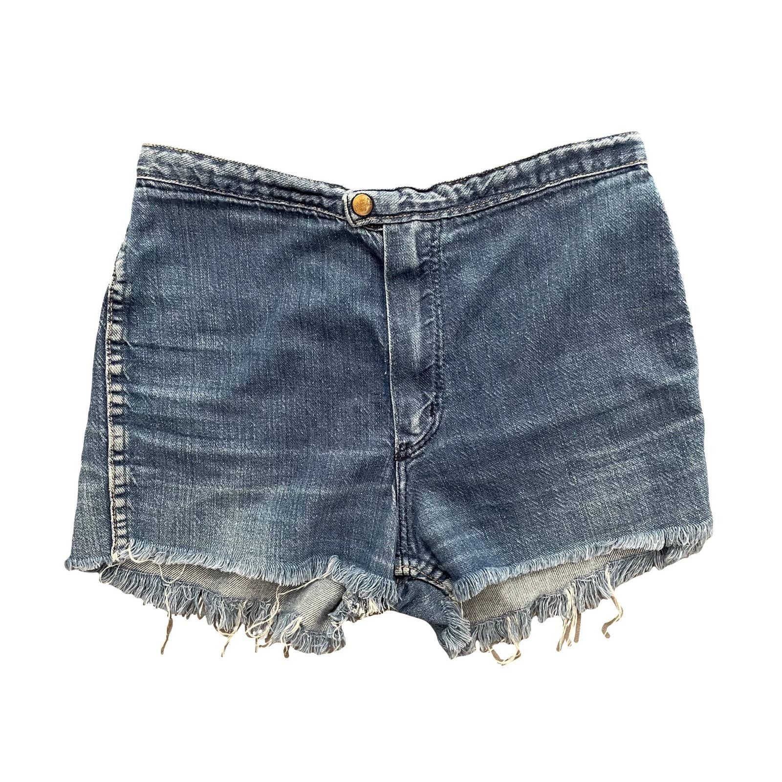 Vintage Wrangler Misses Cutoff Snap Closure Denim Shorts - 9/10 Slim ...