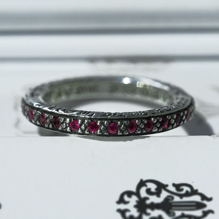 Chrome Hearts CHROME HEARTS NTFL - RUBY PAVED RING | Grailed