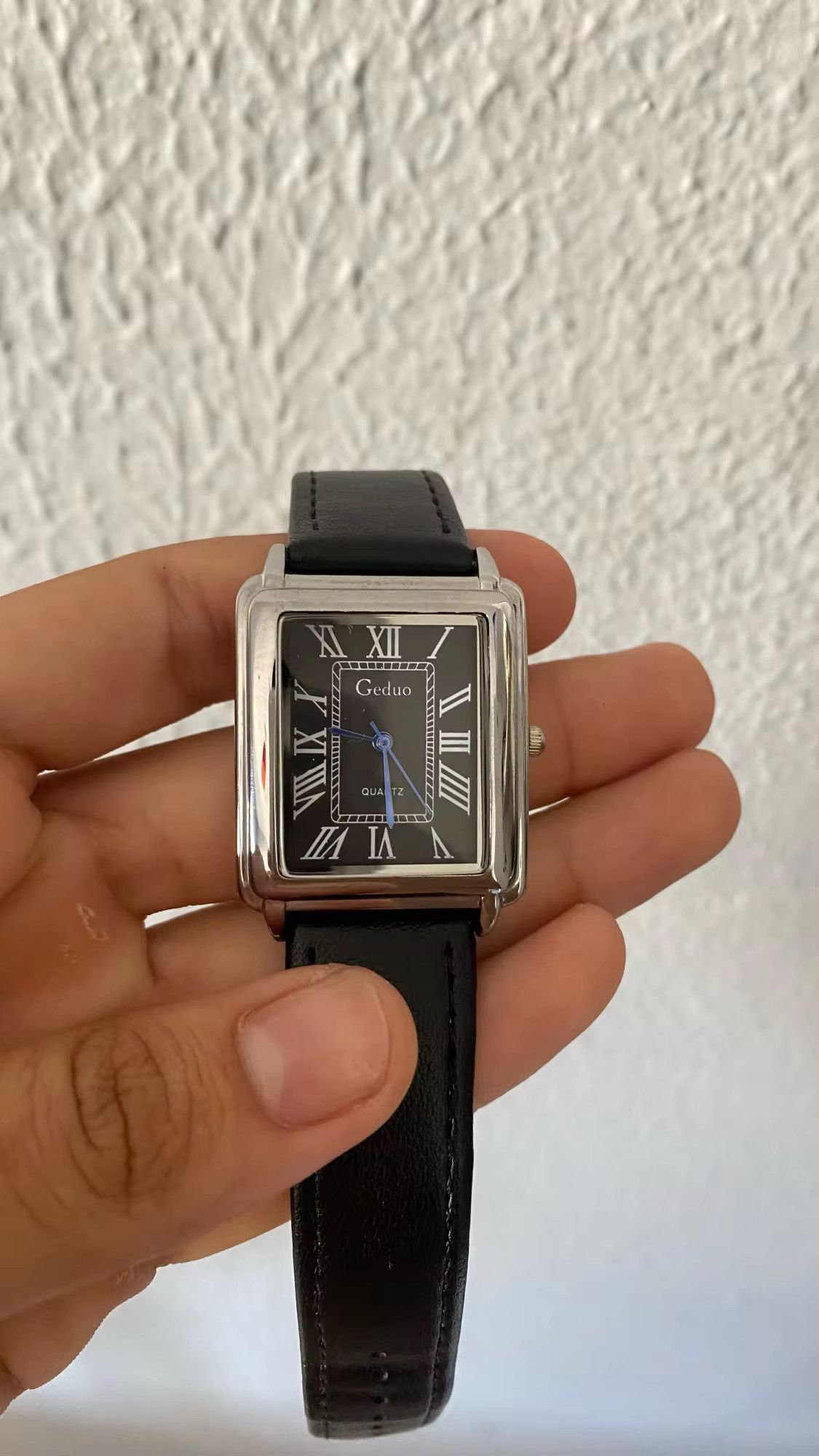 Vintage Vintage 90s black dial luxury style quartz silver watch | Grailed
