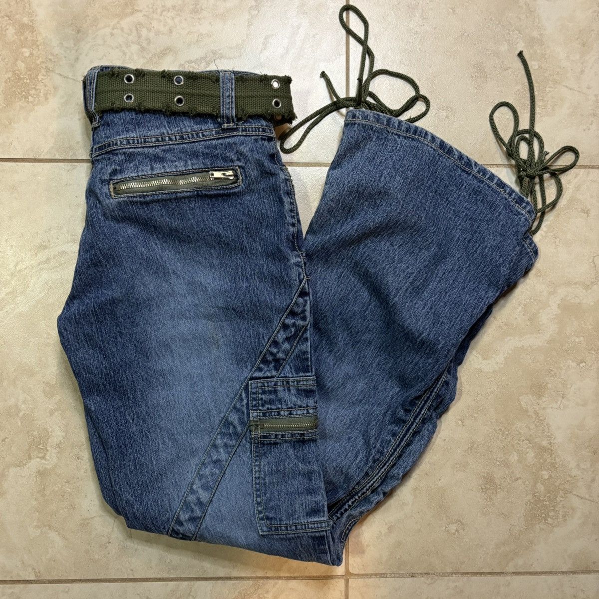 Streetwear × Tripp Nyc × Vintage vintage y2k R4R Rave Bondage Cargo ...