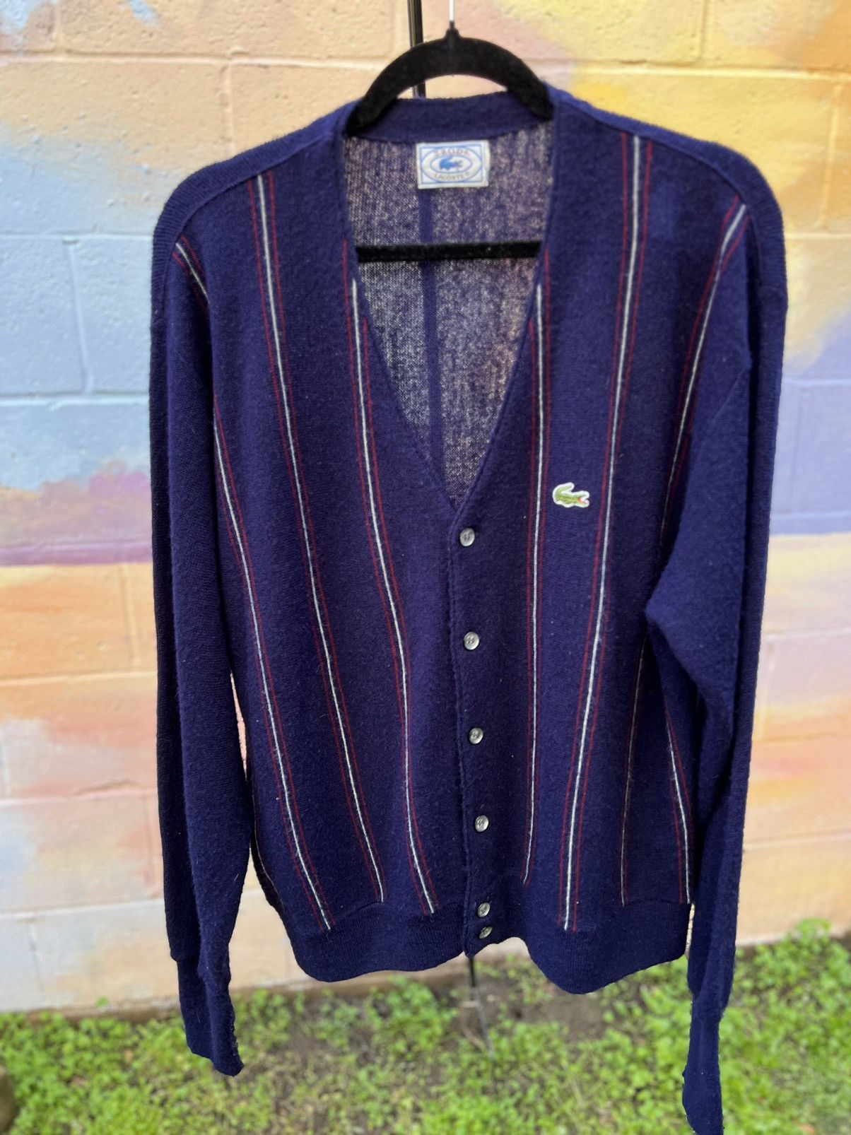 Lacoste Vintage IZOD Lacoste Cardigan Sweater | Grailed